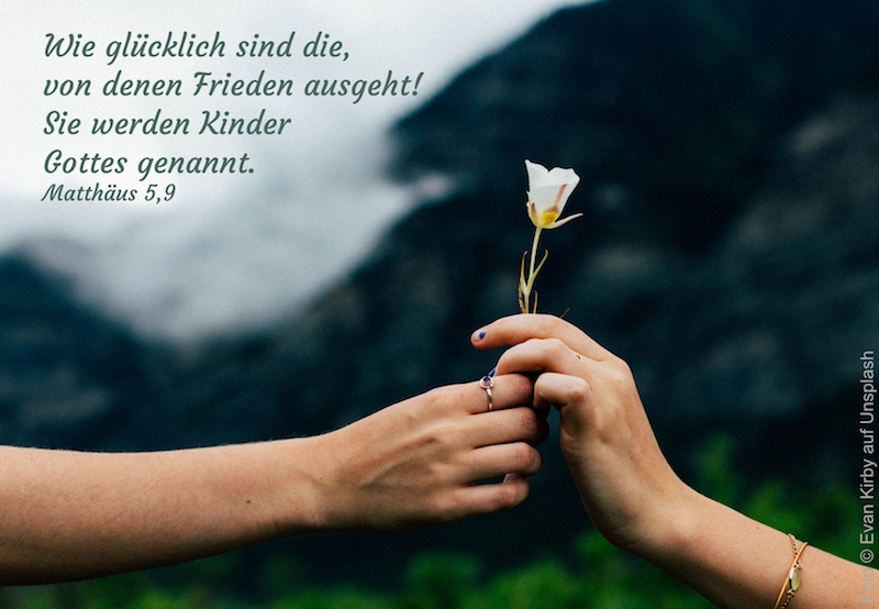 05 01 2018 1 Mose 9 10 Psalm 11 13 Matth us 5 1 20 ERwartet